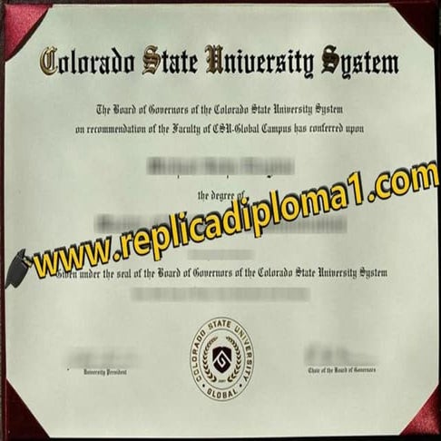 How to buy a 100% copy Colorado State University System diploma of the ...