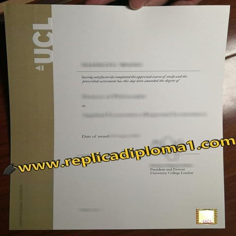 How to create a high quality UCL degree certificate in 2024? | PDF