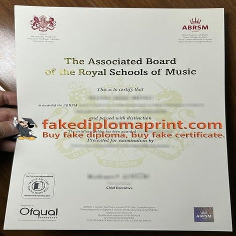 The steps to order a fake ABRSM diploma certificate online. | PDF
