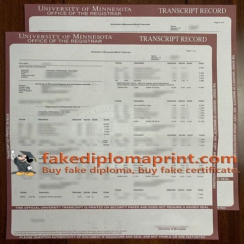 How to order a fake University of Minnesota transcript online? | PDF
