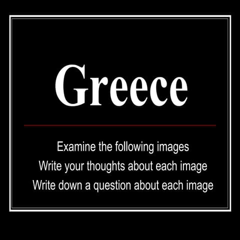 Intro Ancient Greece Ppt
