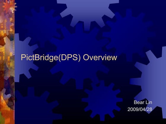 PictBridge 03 - DPS usage of USB and PTP | PPT