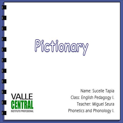 Pictionary: Phonetics and Phonology l | PPT