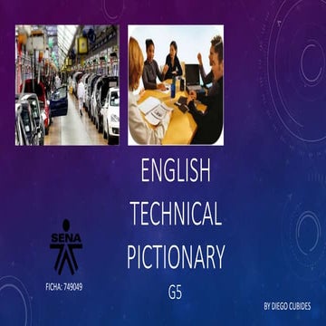English Technical Pictionary | PPTX