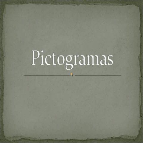 Pictogramas | PPT