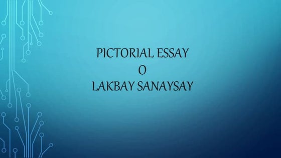 Pictorial essay - Grade 12 | PPTX