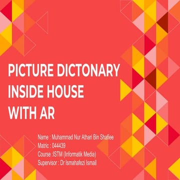 Picture dictionary inside house ar | PPT