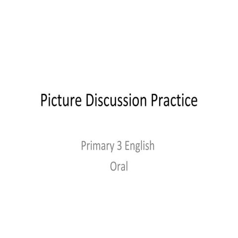 Picture Discussion Practice | PPT