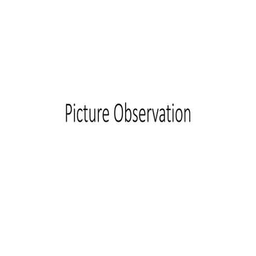 Picture observation | PPT