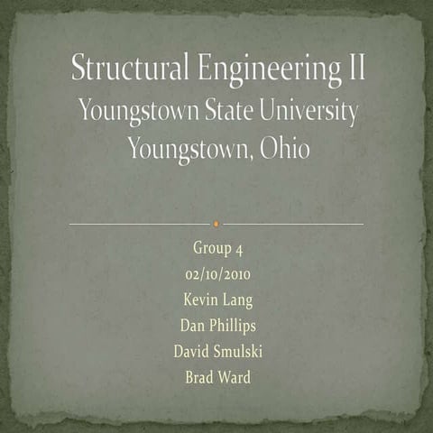 Structural Project 1 | PPT