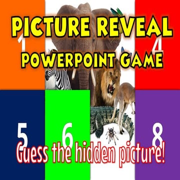 PICTURE REVEAL motivation classes lessons | PPTX