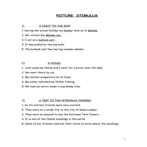 Picture stimulus | DOC