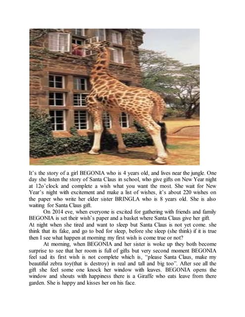 Manfred picture story by Yasmin and Ben | PPT