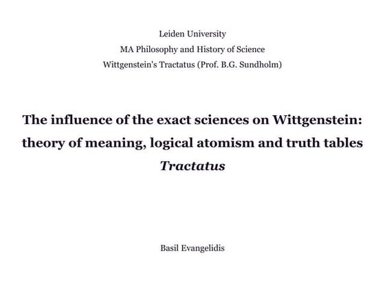 philosophy and it's principles based on the life | PPT