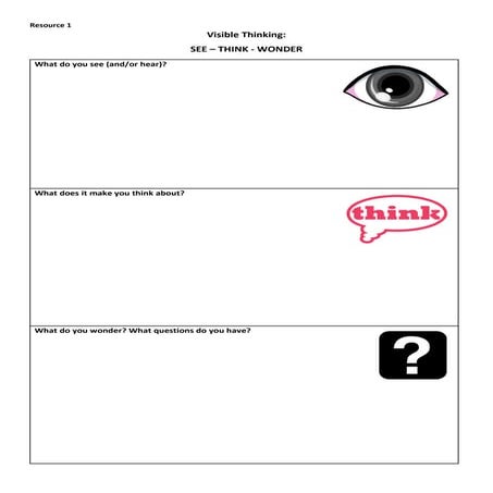 Picture This! Resources and Handouts | PDF