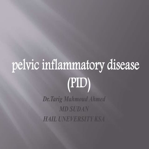 Parametritis/ Pelvic Cellulitis | PPTX