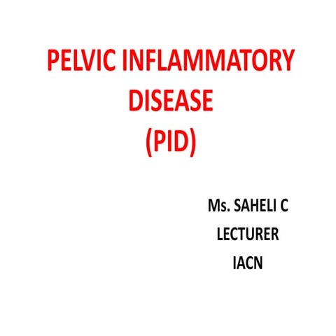 Pelvic inflammatory disease (PID) | PDF