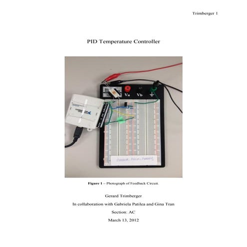 PID Temperature Controller | PDF | Consumer Electronics | Technology ...