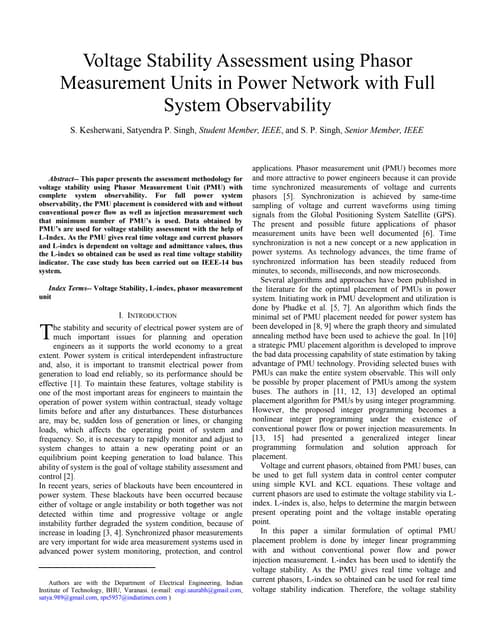 Fault Location In Sec Interconnected Network Based On Synchronized Phasor Measurements Pdf