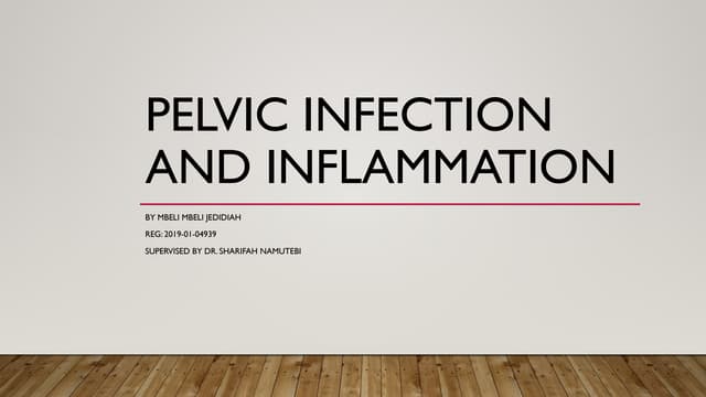 Parametritis/ Pelvic Cellulitis | PPTX