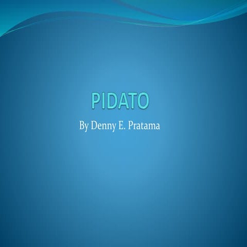 Materi Pidato Kelas VIII | PPTX