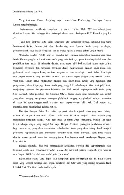 Pidato perpaduan asas keharmonian negara | DOC