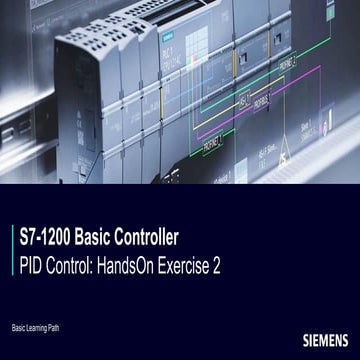Hands-On PID Control and Manual Tuning with S7-1200 Basic Controller | PDF