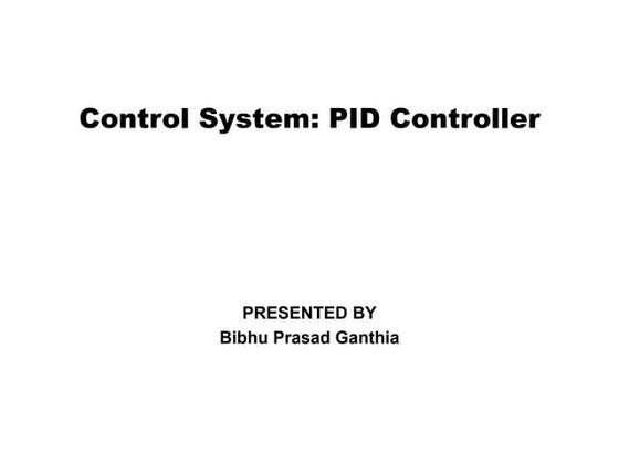 Ppt on control system | PPTX | Technology & Computing