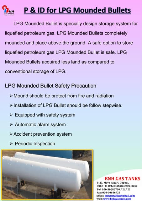 Asme design and construction of lpg storage tank installation | PDF ...