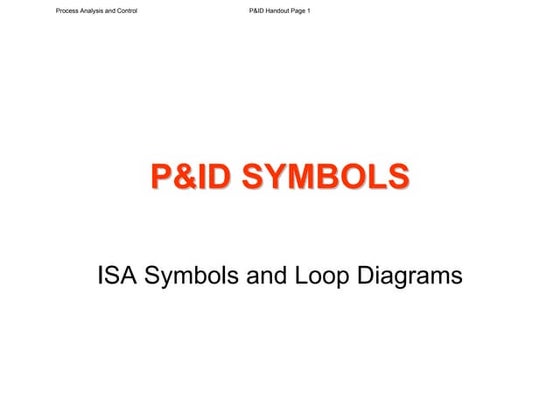 P and Id | PPTX | Computing | Technology & Computing