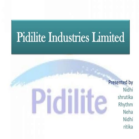 Pidilite | PPTX