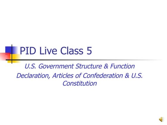 Three Branches of Government presentation | PPT