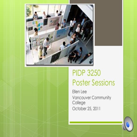 Pidp 3250 poster session | PPSX