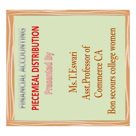 Piecemeal distribution ppt (1) | PDF