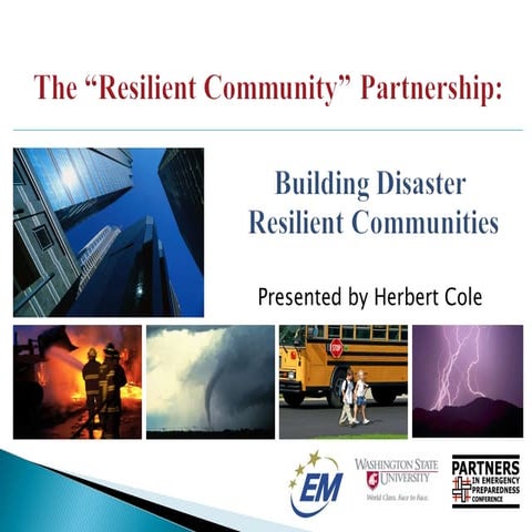 The Resilient Community Partnership: Building Disaster Resilient Communities. | PPS