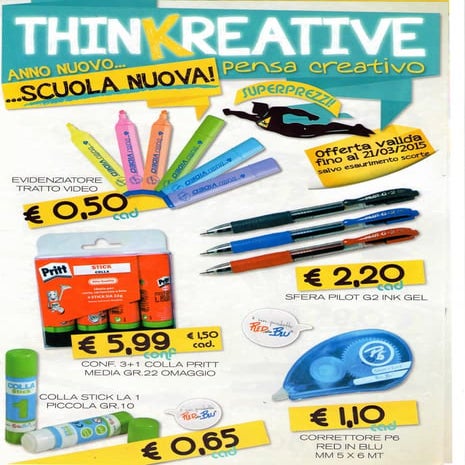 Promozioni su articoli di cancelleria | PDF