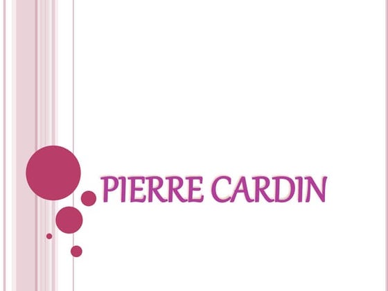 Pierre Cardin | PPT