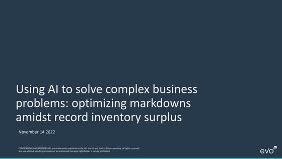 Dynamic Pricing During Lockdown - Case Study | PPT