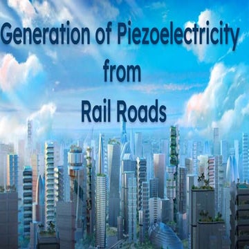 Piezoelectric generator | PPT