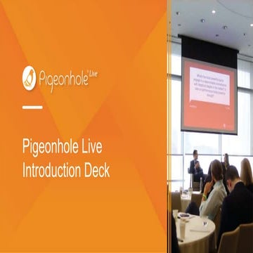 Pigeonhole live introductory slides | PPTX