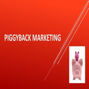 Piggybank marketing | PPTX