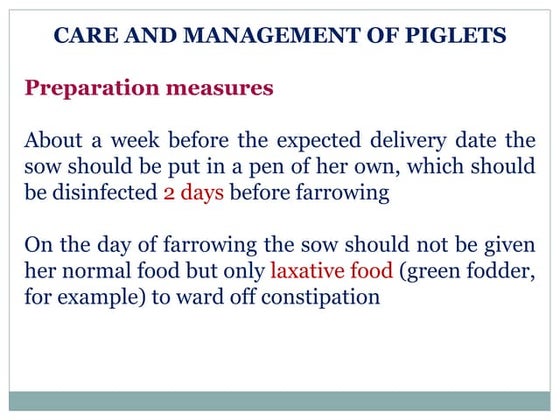 Breeding management - Swine | PPTX