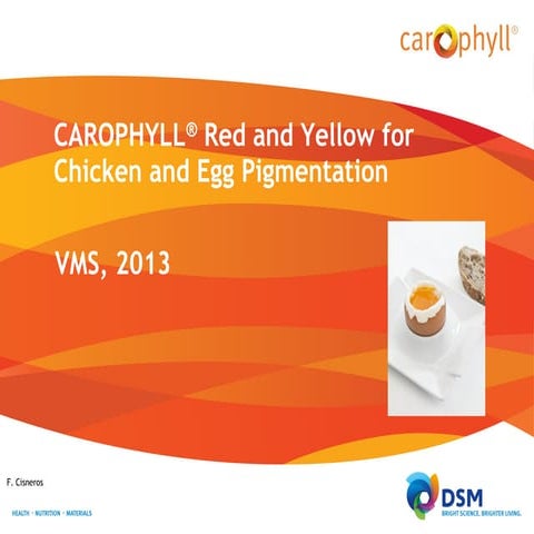 Chicken & Egg Pigmentation with CAROPHYLL® | PDF