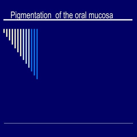 oral muocsal pigmented lesion. exogenous and endogenous | PPT