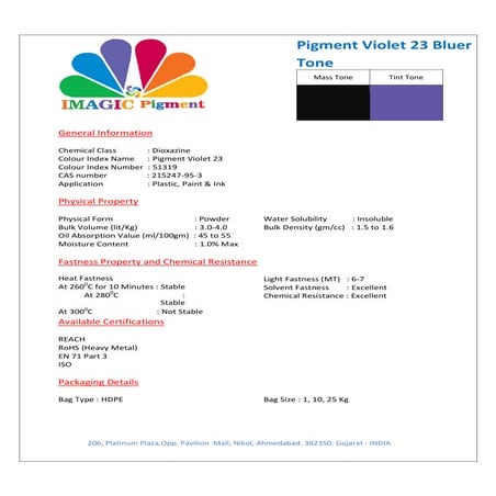 Pigment violet 23-bluer_tone | PDF