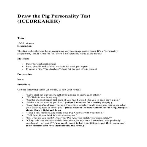 Pig personality mindset and motivation | PDF