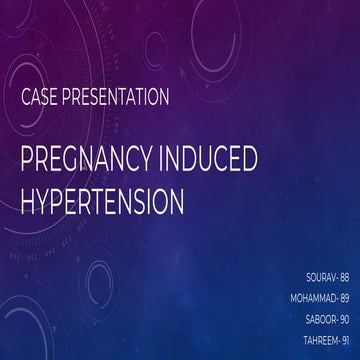 Obstetric case study | PPTX