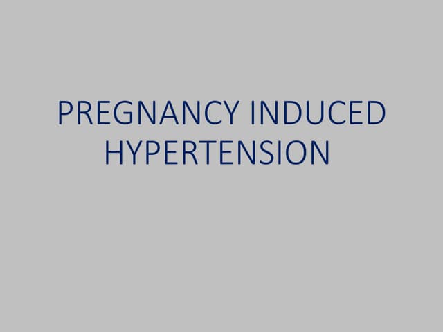 pre eclampsia | PPTX