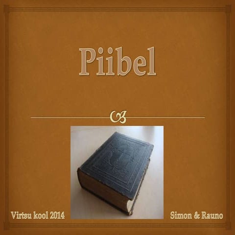 Piibel | PPTX