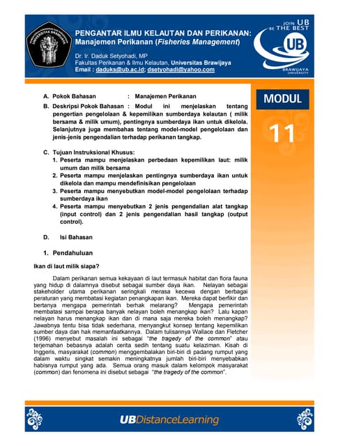 Konservasi dan Keanekaragaman Hayati Laut pada Tataran Konvensi I | PPT